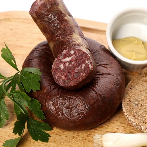Blutwurst / Rotwurst - Wurst in höchster Qualität direkt von ihrer La ...